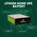 Gravity Home UPS Lithium Battery – Compact, Safe & High Performance
