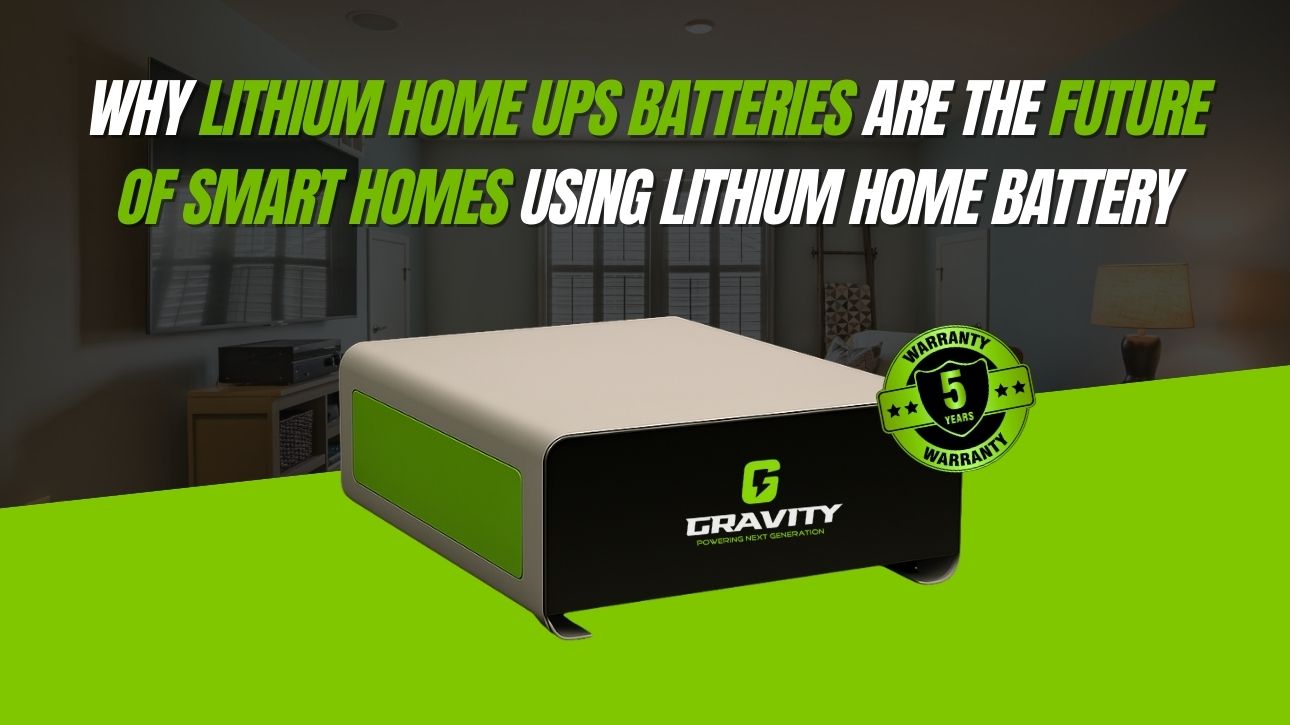 Smart Backup with a Lithium Home Battery for Modern Homes